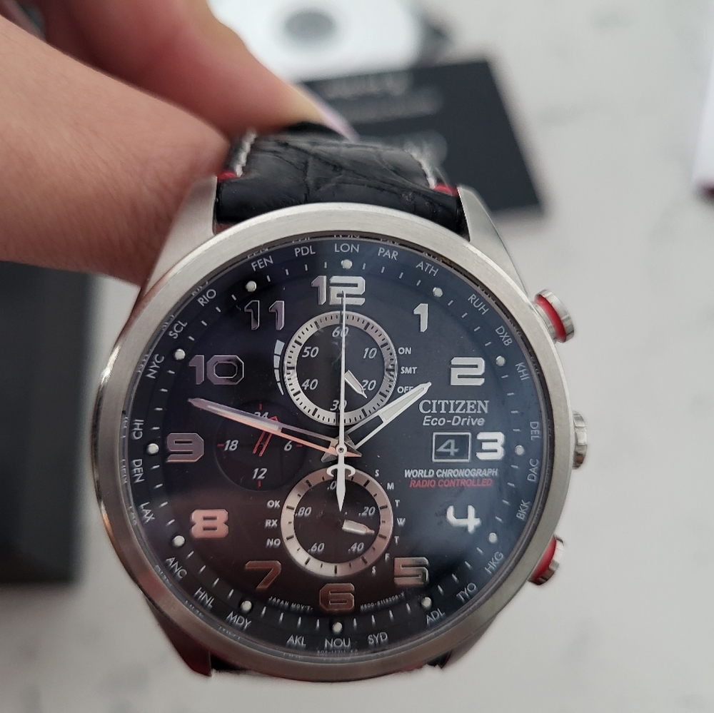 Citizen Limited Edition World Chronograph A-T Eco-Dri… - Gem